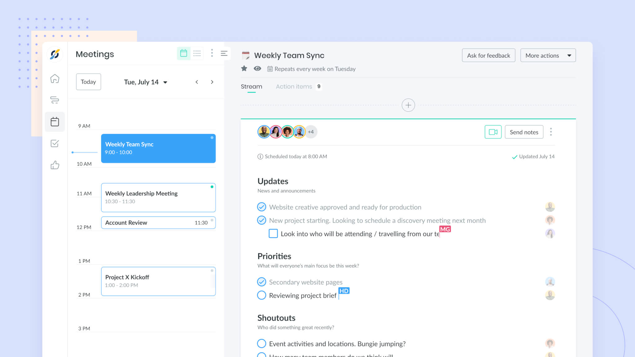 Managers Fellow Is The Best Meeting Notes App Fellow app